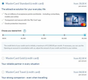 Deutsche Bank Credit Cards Germany